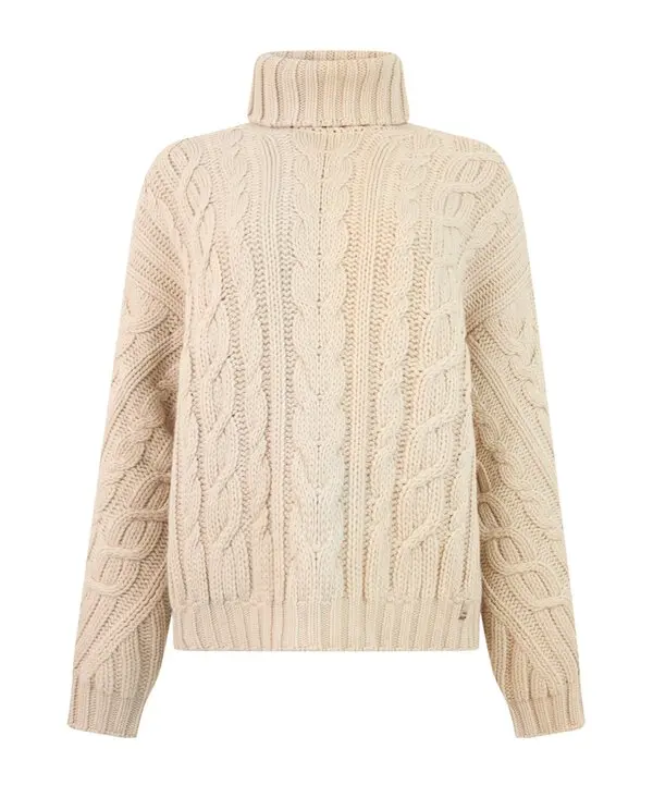 Herno Chunky Knit Turtleneck Sweater