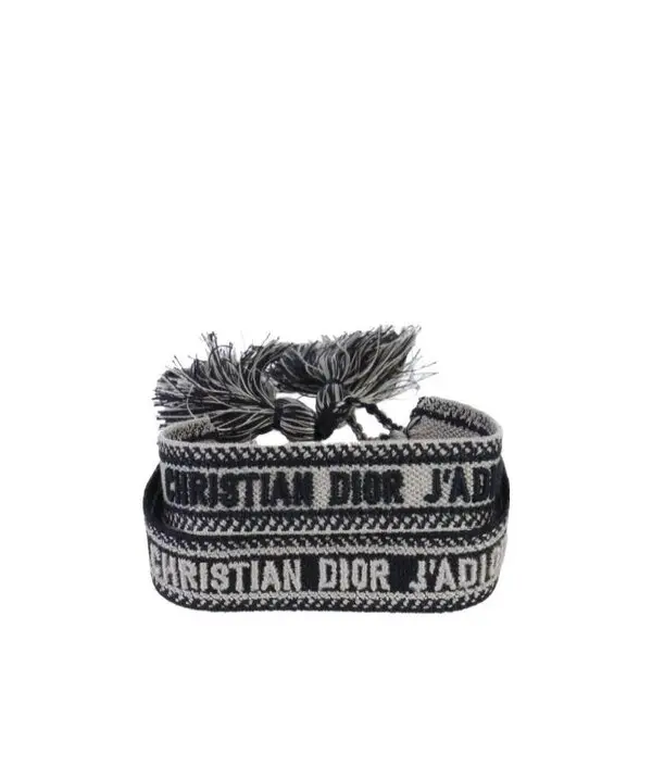 Dior J'adior Logo Bracelet Set With Tassels