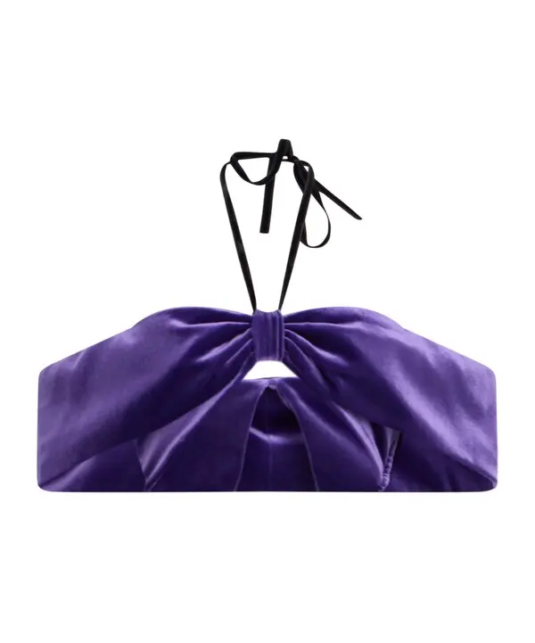 Philosophy Di Lorenzo Serafini Halterneck Bandeau Top - Purple