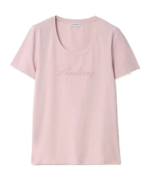 Burberry Logo Stretch Cotton T-shirt