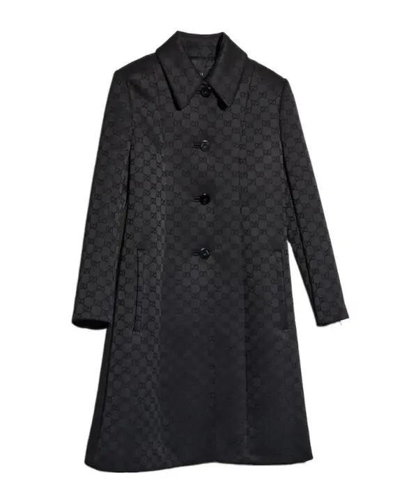 Gucci Gg Viscose Jacquard Coat