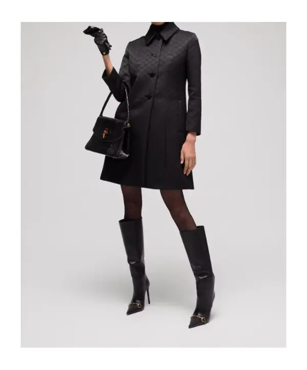 Gucci Gg Viscose Jacquard Coat