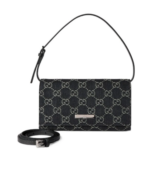 Gucci Small Pouch With Strap And Plaque