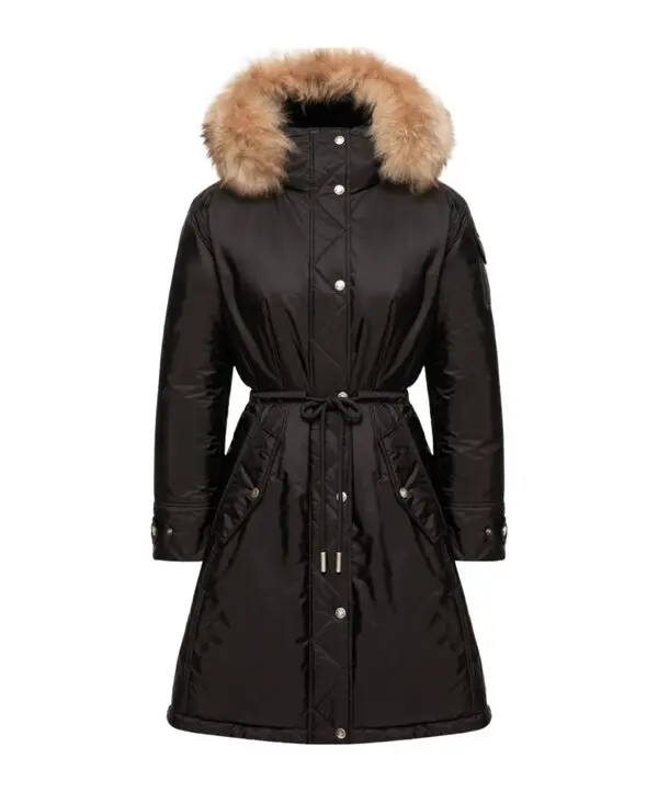 Moncler Moustique Hooded Down Jacket - Black