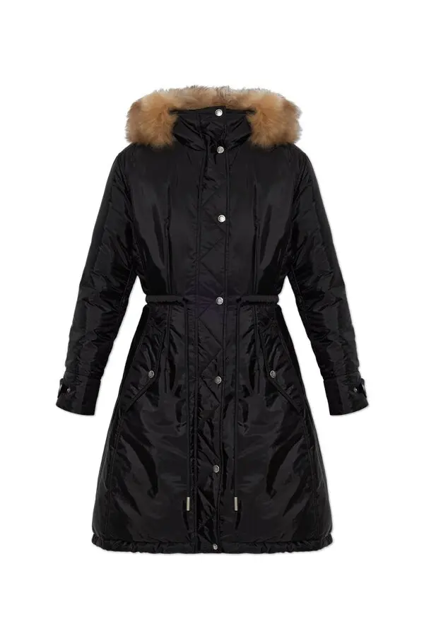 Moncler Moustique Hooded Down Jacket - Black