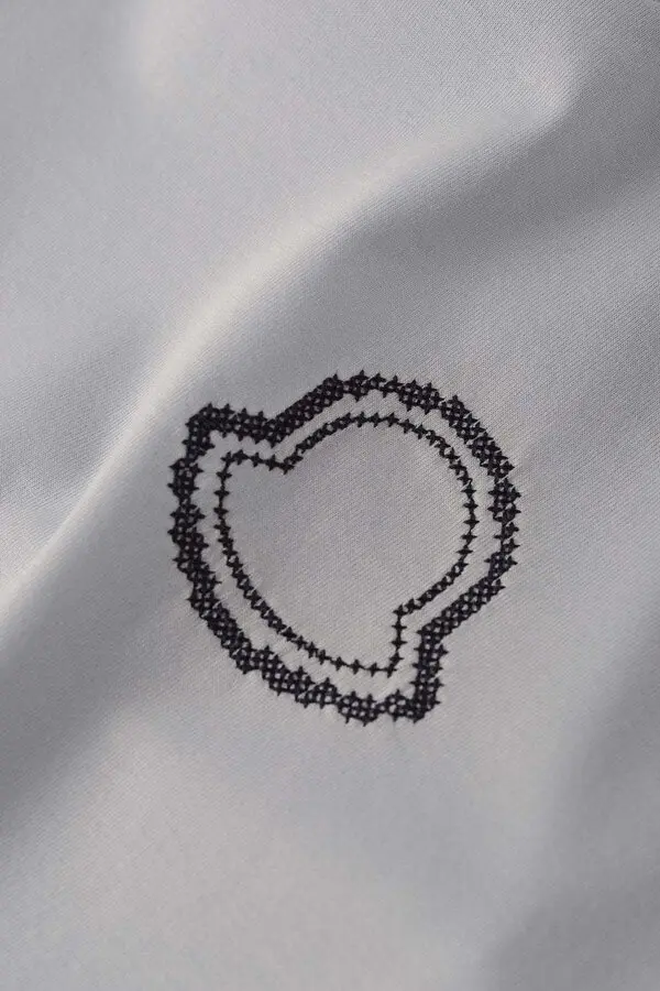 Moncler Logo Embroidered Crewneck T-shirt