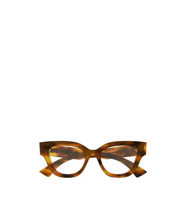 Gucci Cat Eye Frame Eyeglasses - Havana