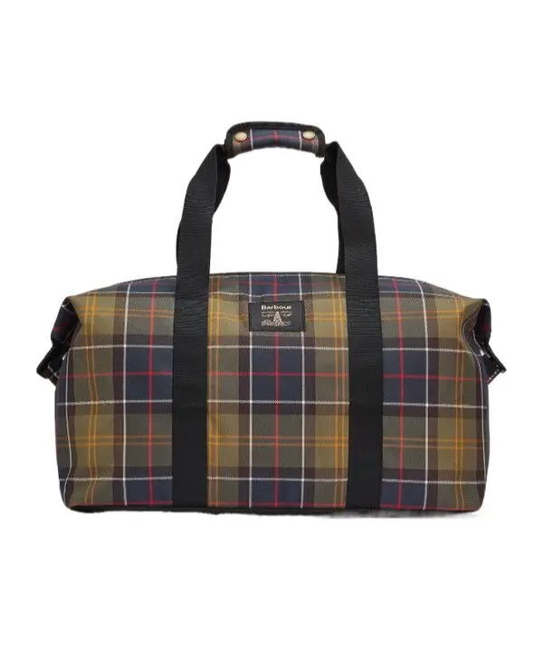 Barbour Checked Carry All Bag - Black