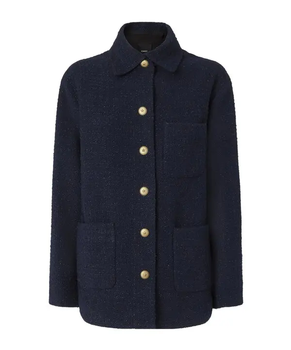 Pinko Long Sleeved Buttoned Jacket