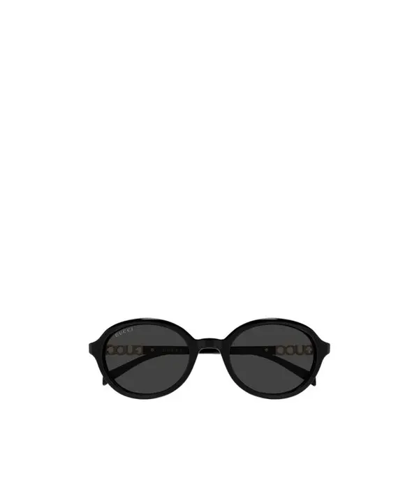 Gucci Oval Frame Sunglasses - Black