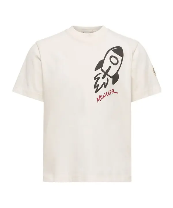Moncler Printed Cotton Jersey T-shirt