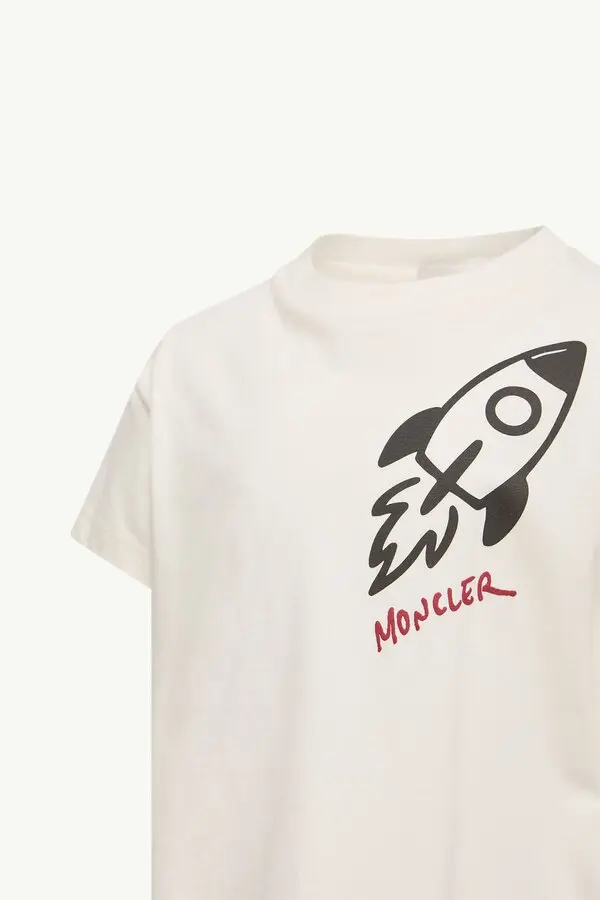 Moncler Printed Cotton Jersey T-shirt