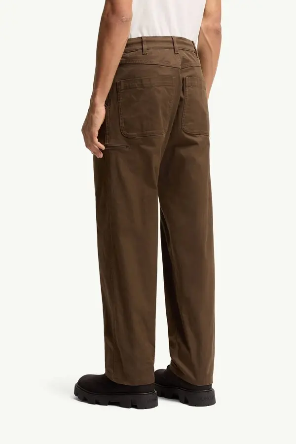Moncler Stretch Gabardine Tailored Pants