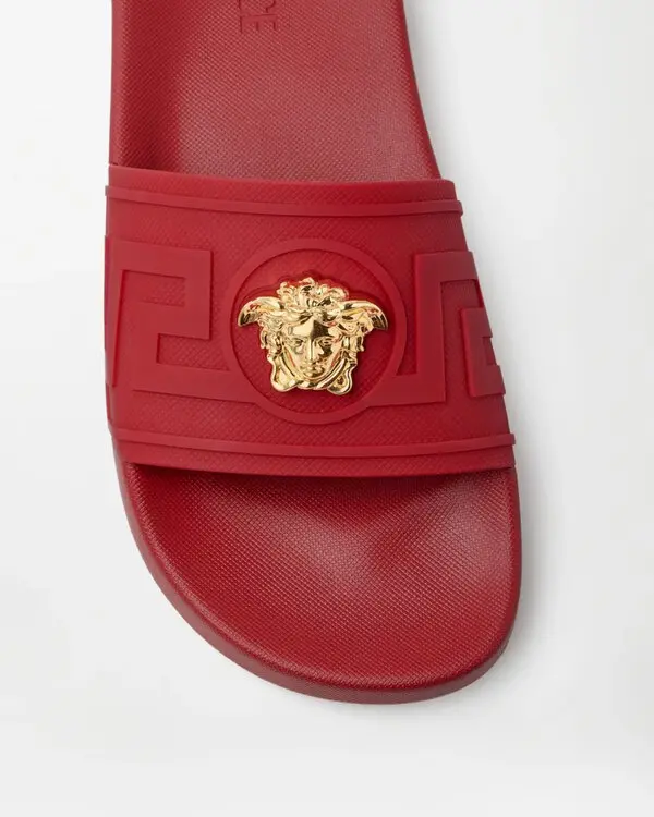 Versace La Medusa Rubber Slides