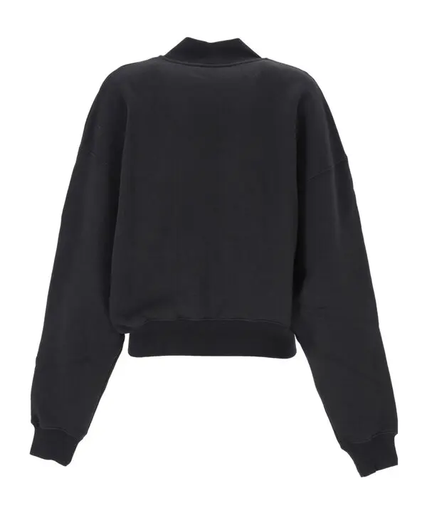 AGOLDE Long Sleeve Zip Up Sweatshirt
