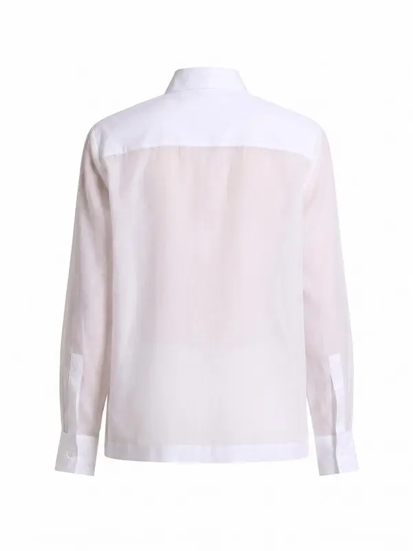 Peserico Long-sleeved Sheer Shirt