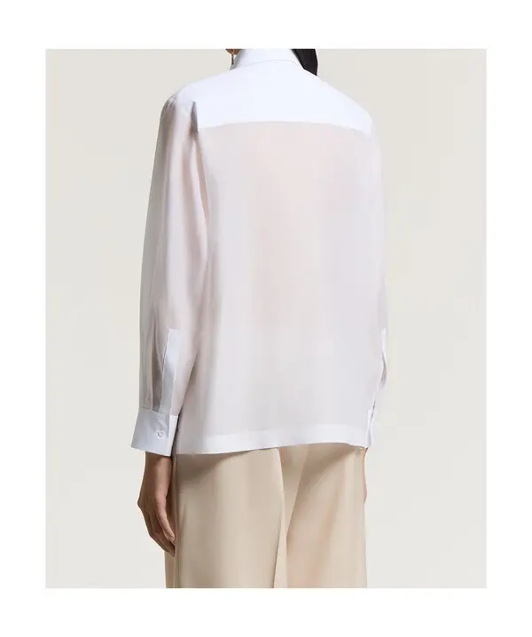Peserico Long-sleeved Sheer Shirt