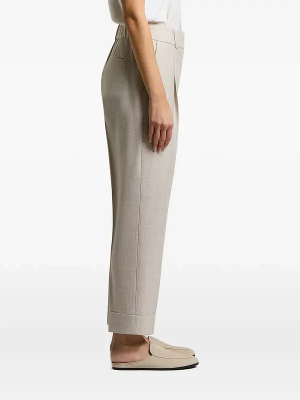 Peserico Pleated Turn-up Trousers