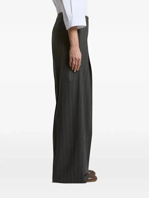 Peserico Striped Pleated Trousers