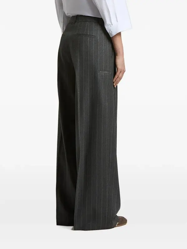 Peserico Striped Pleated Trousers