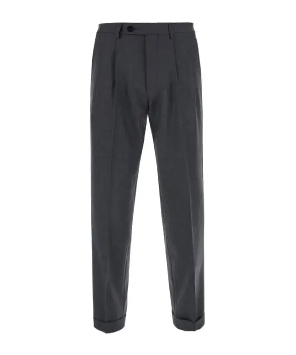 MICHAEL COAL Casual Trousers With Belt Loops