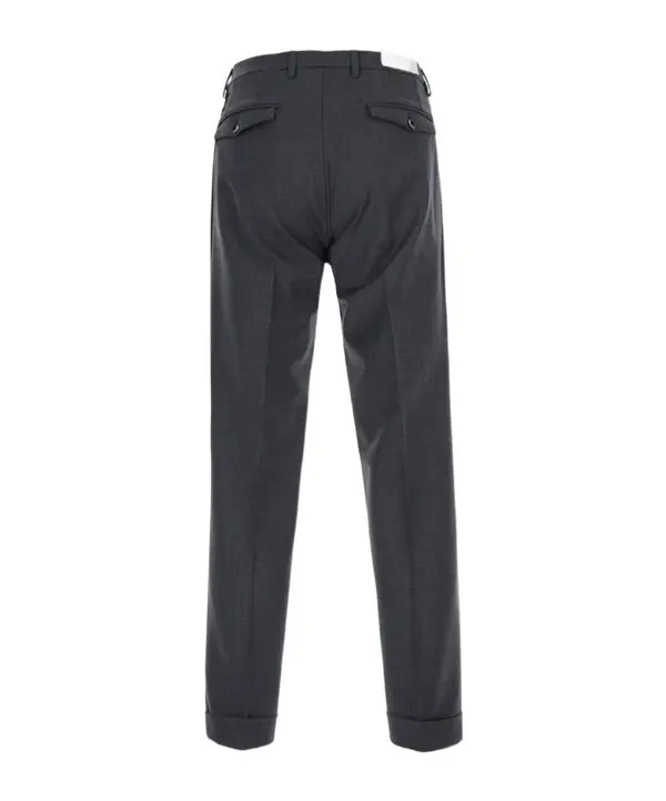 MICHAEL COAL Casual Trousers With Belt Loops