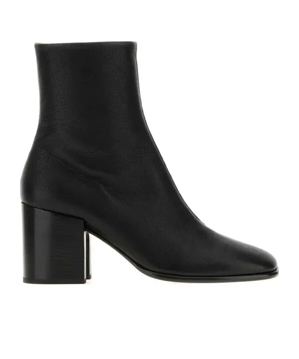 Dries Van Noten Square-toe High-heeled Ankle Boots