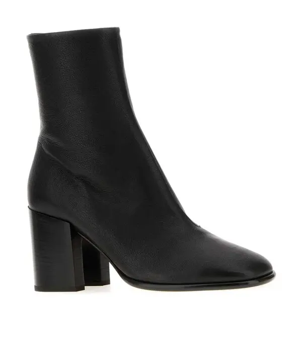 Dries Van Noten Square-toe High-heeled Ankle Boots