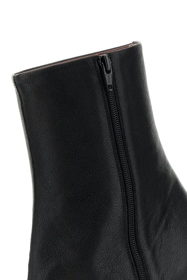 Dries Van Noten Square-toe High-heeled Ankle Boots