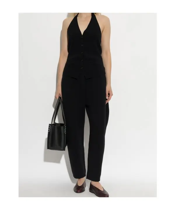 LISA YANG Halterneck Buttoned Vest