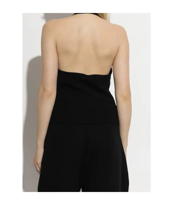 LISA YANG Halterneck Buttoned Vest