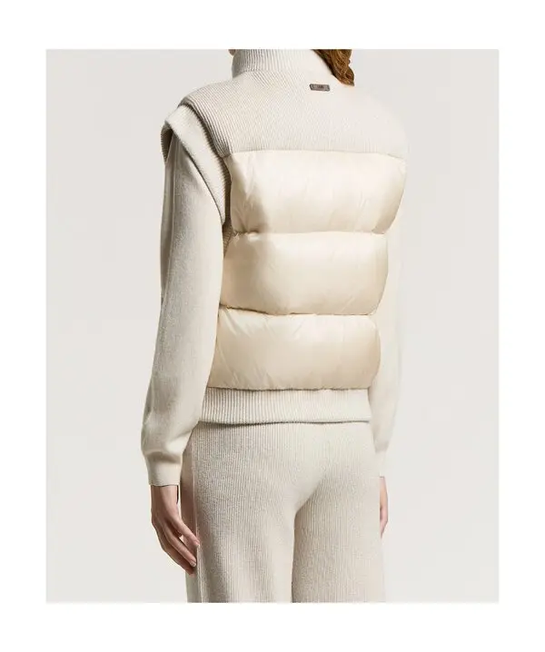 Peserico Quilted Panelled Gilet
