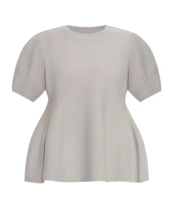 LISA YANG Mella Short-sleeve Knitted Top