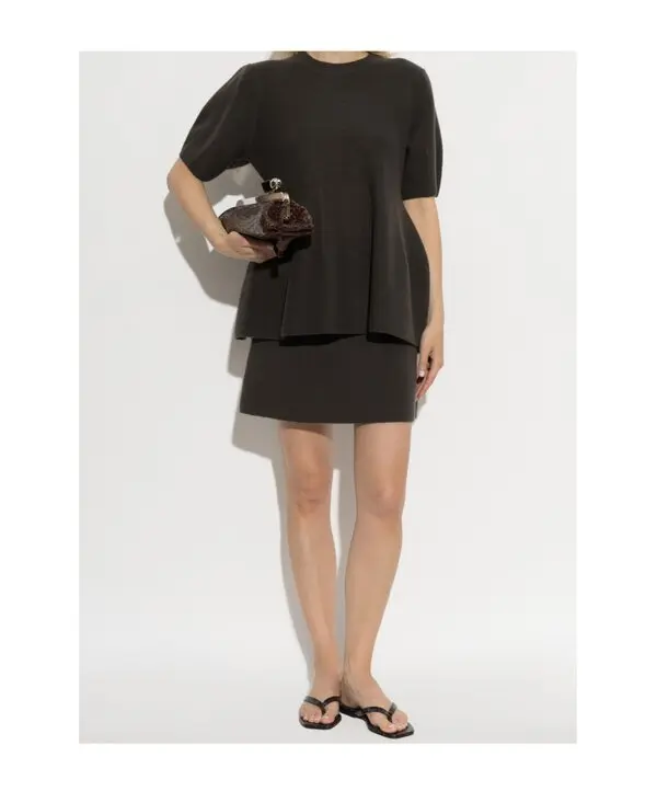 LISA YANG Clare Ribbed Knitted Skirt