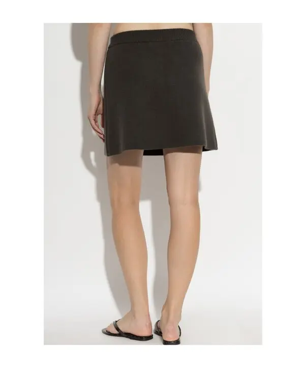 LISA YANG Clare Ribbed Knitted Skirt