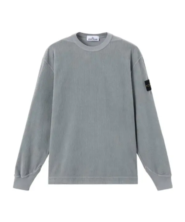 Stone Island Comfort-fit Crewneck Sweatshirt With Shoulder Inserts