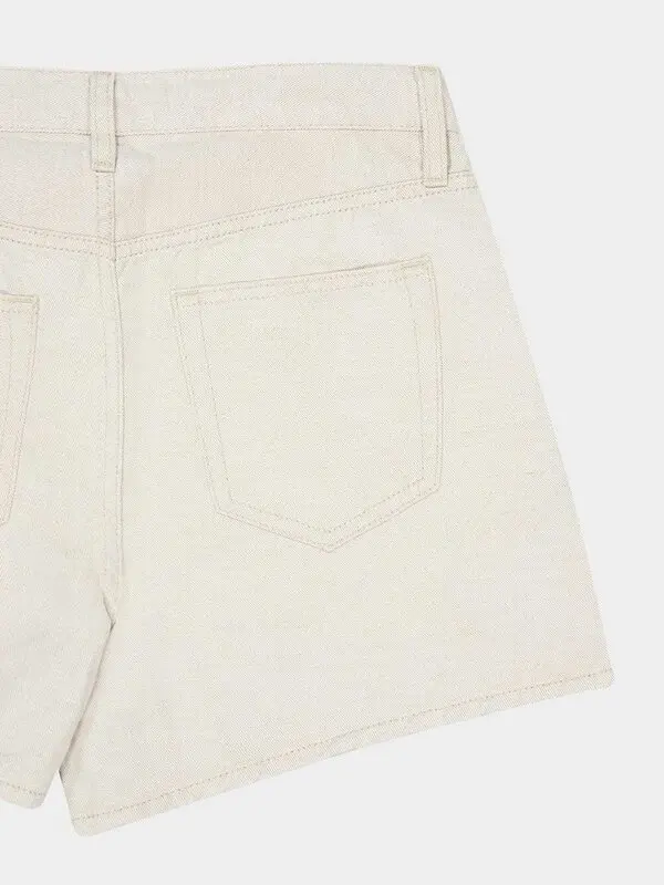 FRAME Off Duty Relaxed-fit Shorts - Beige