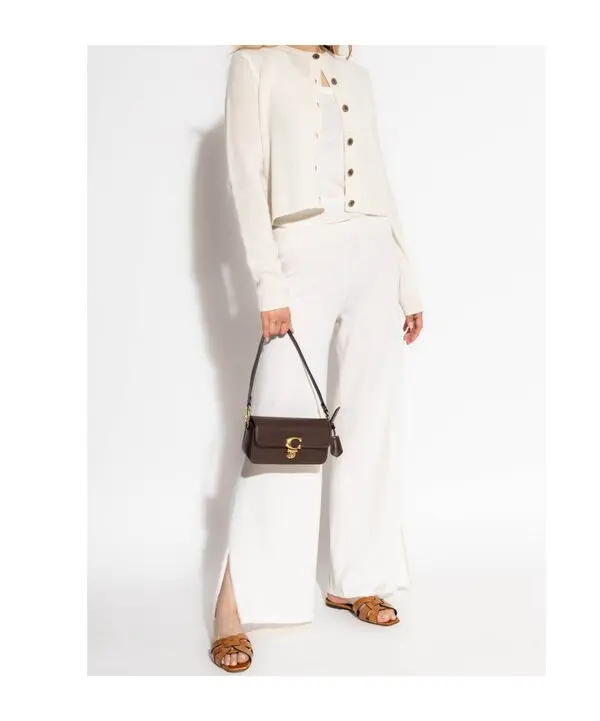 LISA YANG Felicia Ribbed Button Cardigan