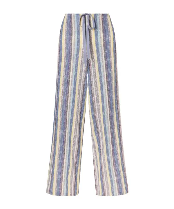 Anna Sui Striped Loose-fit Knit Trousers - No