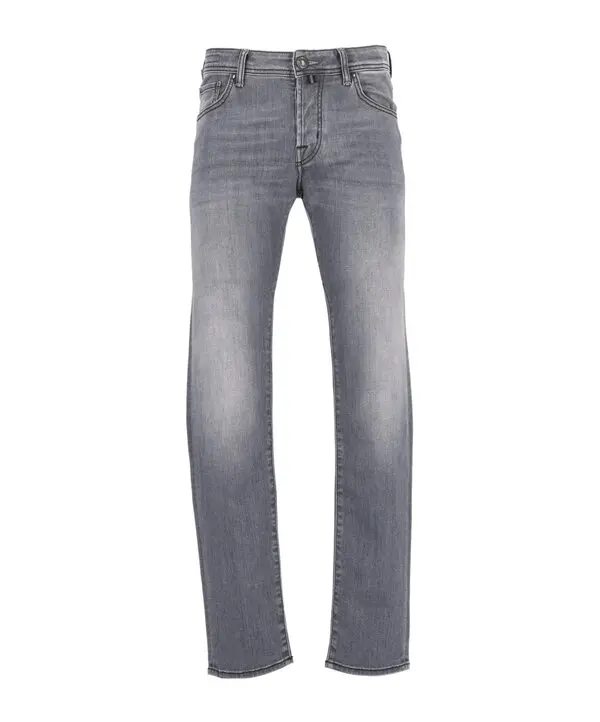 Jacob Cohen Logo Patch Slim Fit Jeans