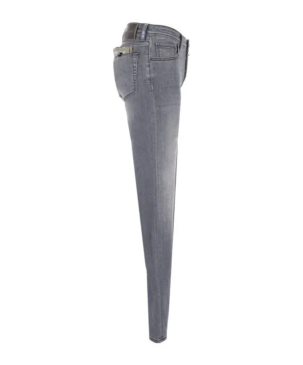 Jacob Cohen Logo Patch Slim Fit Jeans