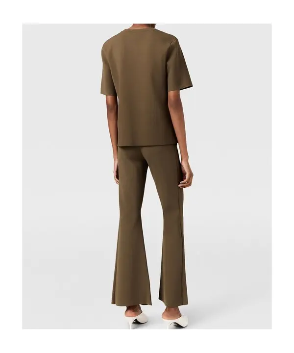 Stella McCartney Smc Embroidered Side-slit T-shirt