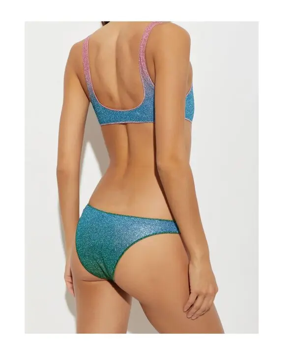 Oseree Two Piece Lurex Thread Swimsuit