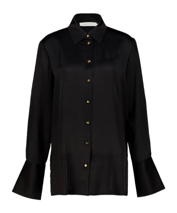 Zimmermann Long Sleeve Shirt With Oversized Cuffs