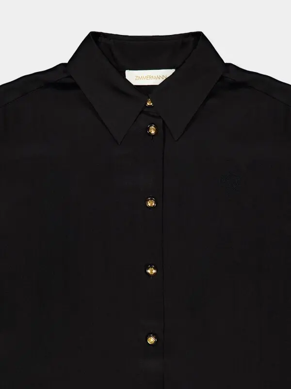 Zimmermann Long Sleeve Shirt With Oversized Cuffs