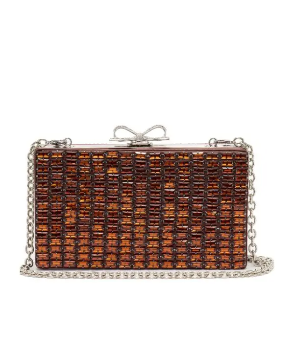 SELF-PORTRAIT Chainmail Clutch Bag