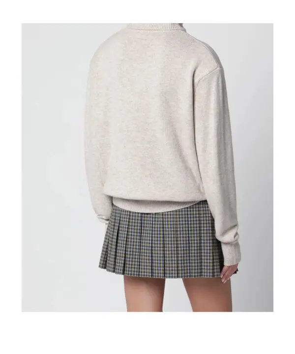 THE FRANKIE SHOP Turtleneck Sweater With Shoulder Pads