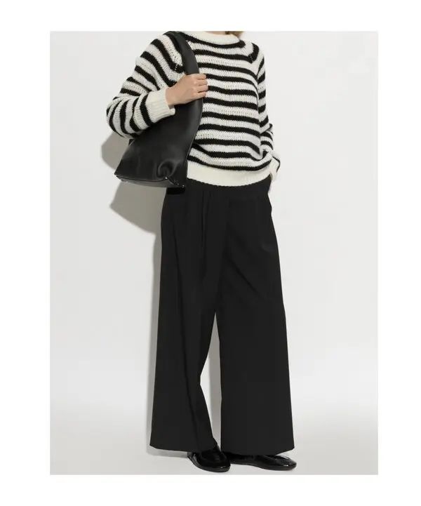 LISA YANG Reni Striped Knitted Sweater