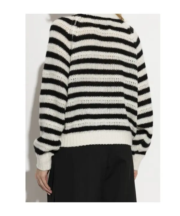 LISA YANG Reni Striped Knitted Sweater