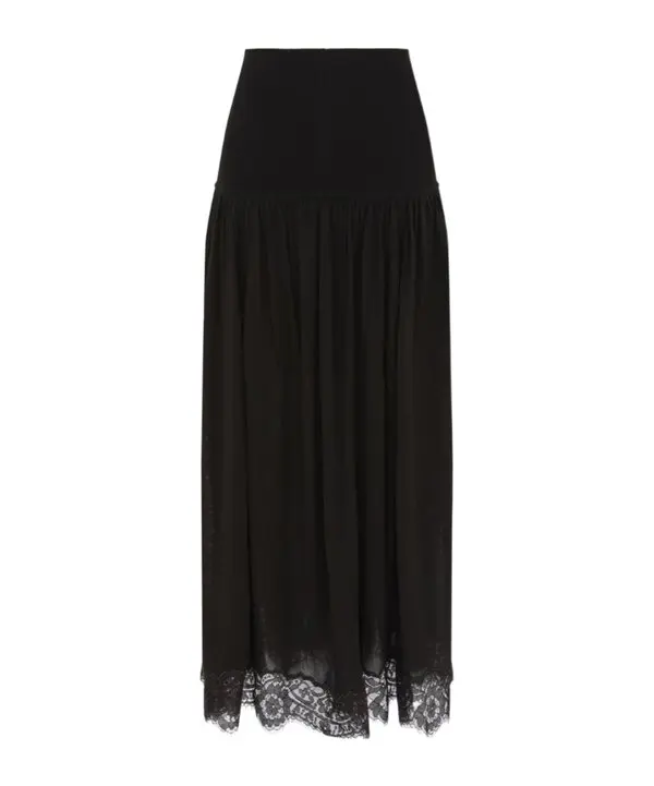 Zimmermann Valiant Lace-trim Maxi Skirt